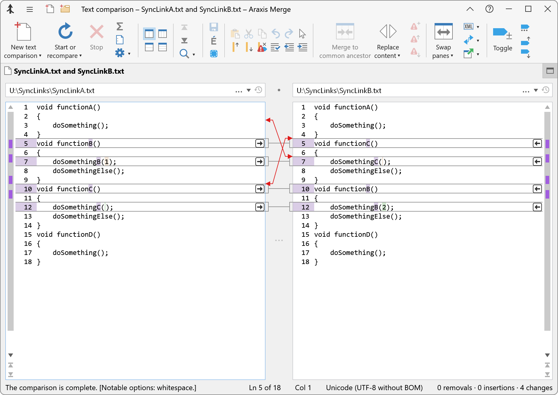 Synchronization Links
